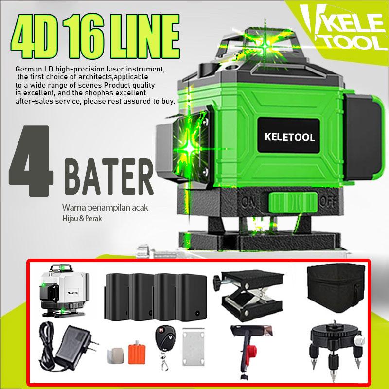 16 LINE 4D Multifungsi Laser Level 360 Rotari SELF LEVELING FULL - Shop ...