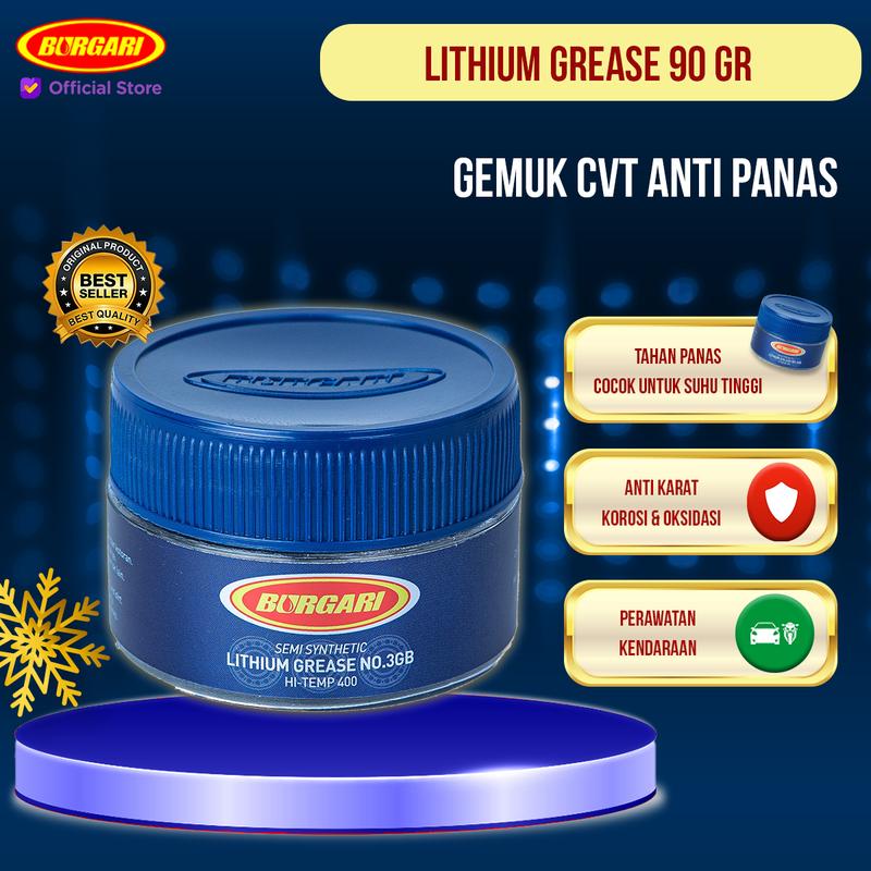 Burgari Lithium Grease 90 GR / Gemuk CVT Anti Panas / Minyak - Shop ...