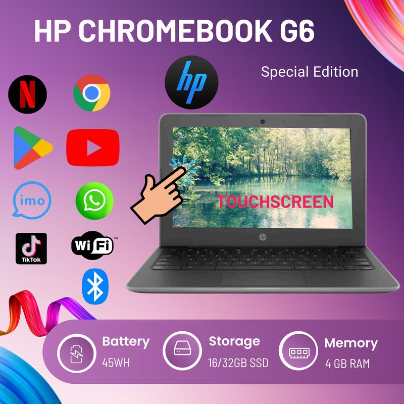 [ Refurbished ] HP G6 Touchscreen Laptop Chromebook office and - TikTok Shop Malaysia