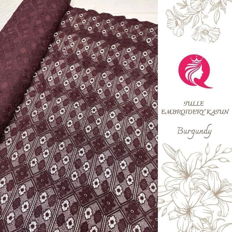 Kain Tulle Embroidery Wisatakebaya - Shop | Tokopedia