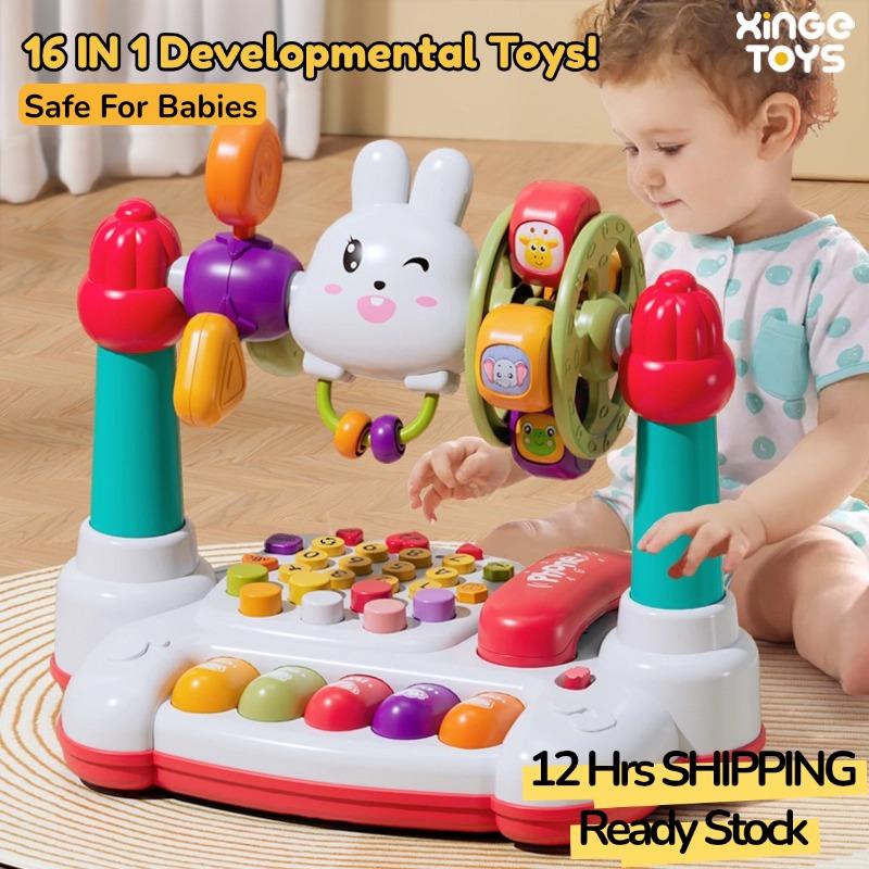 Ready Stock Baby ROTATING Musical Toys Intelligent Music Piano - TikTok ...