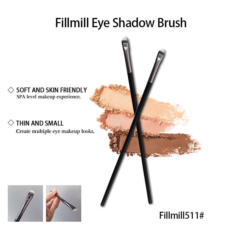 fillimilli makeup brush 511 eye shadow brush black rod one pack ...