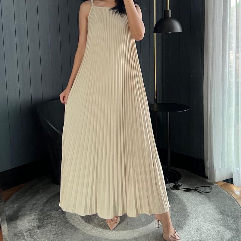Inner Dress Plisket Premium / Inner Dress Panjang Jumbo / Inner - Shop ...