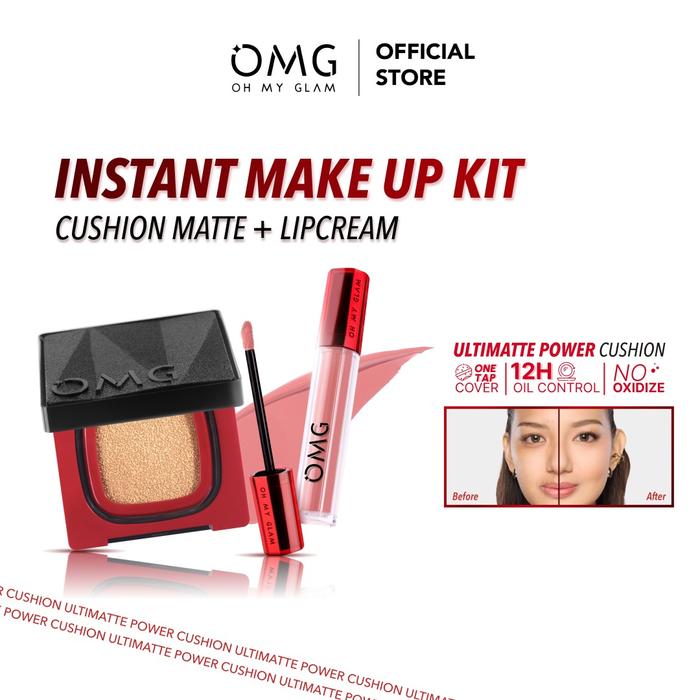 Promo OMG Instant Makeup Kit – Cushion Matte & Lip Cream | Full ...