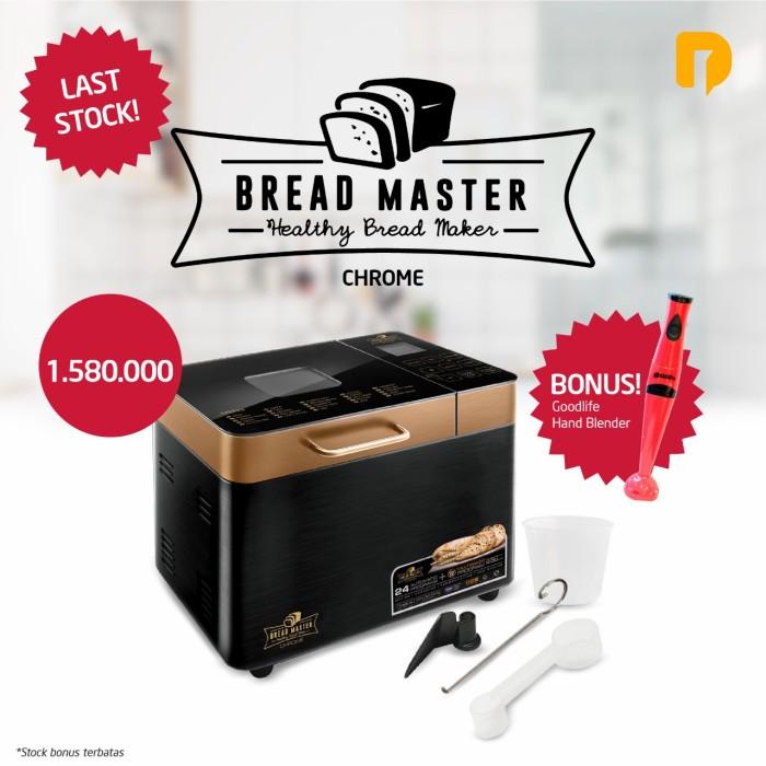 Promo Mesin Alat Pembuat Roti Otomatis Bread Master Chrome - Shop ...
