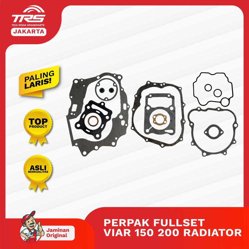 TRS Perpak Fullset Motor Roda Tiga Viar 150cc 200cc Tipe Radiator ...