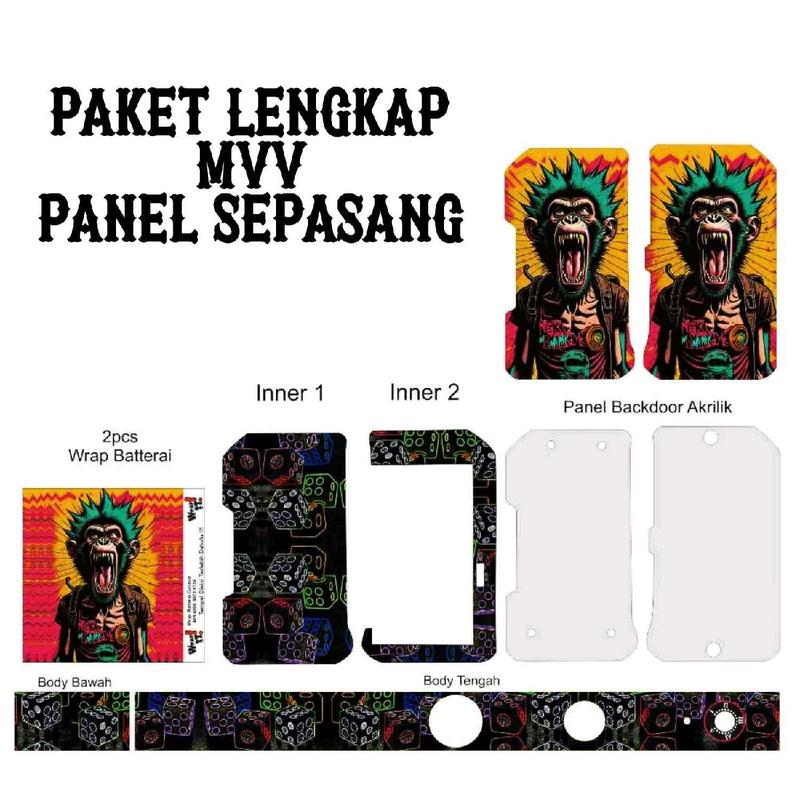 stiker garskin paling mvv panel sepasang - Shop | Tokopedia