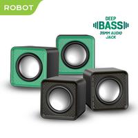Promo ROBOT RS260 Speaker Komputer Deep Bass 35mm Audio Usb Jack ...