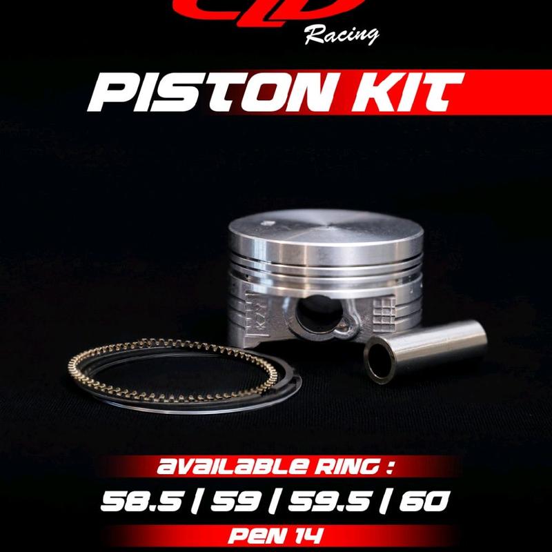Piston Kit CLD Racing Modif Mentah Flat 58,5, 59, 59,5, 60 Pin - Shop ...