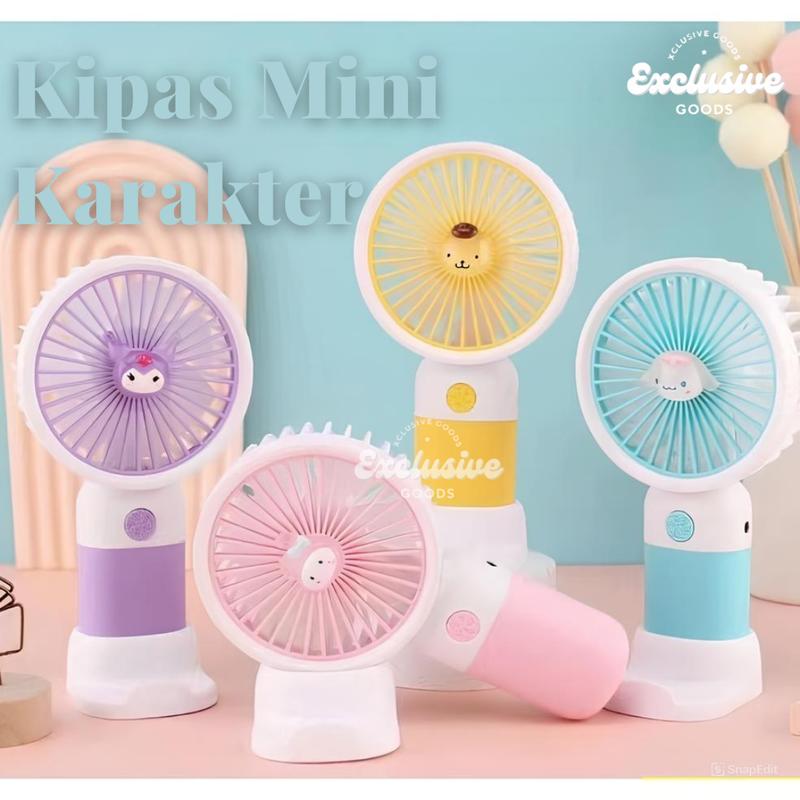 [XGoods] Kipas Angin Karakter Mini Portable USB Genggam Kipa - Shop ...