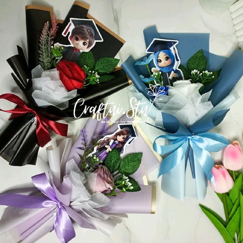 BUKET BUNGA / BUKET SINGLE / BUKET WISUDA / BUKET ARTIFICIAL - Shop ...