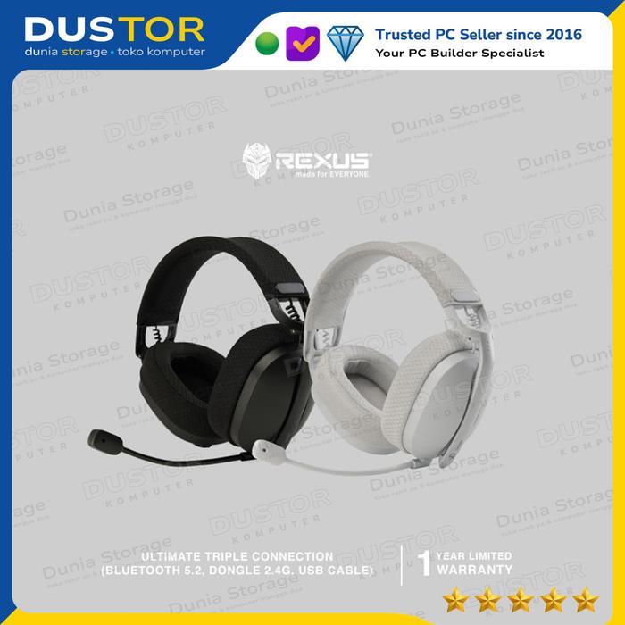 Jual Rexus Daxa Sedna Wireless Gaming Headset Ultimate Triple ...