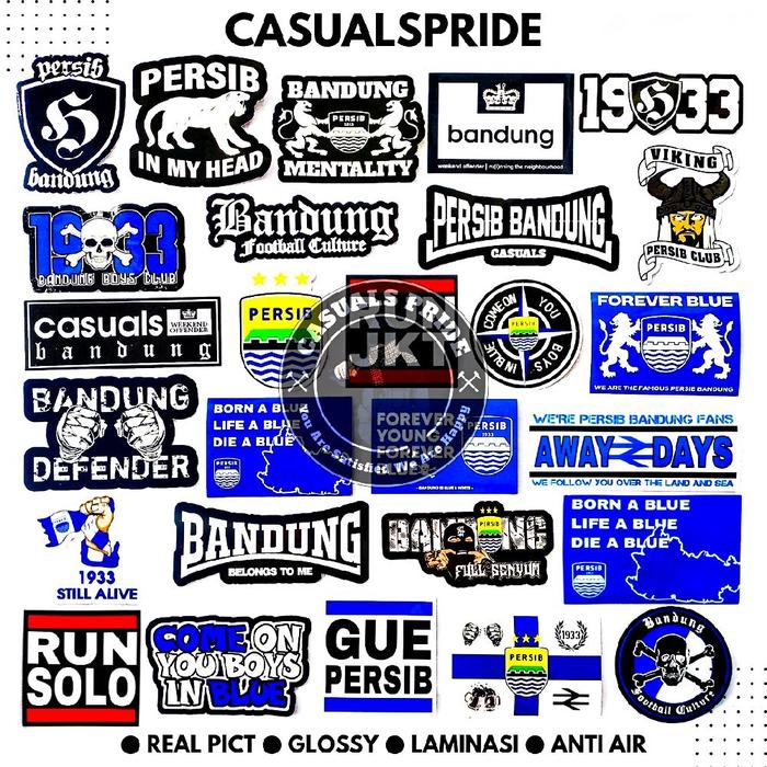 Promo Stiker Persib Bandung 1933 Casuals Ultras Hooligan Bobotoh ...