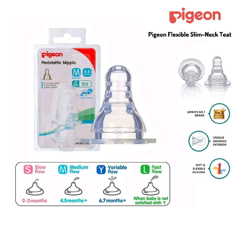 Puting Botol Susu Pigeon Slimneck Baby - TikTok Shop Malaysia