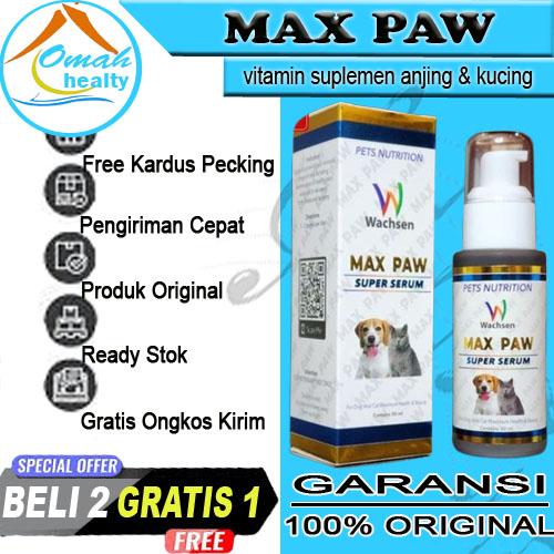 Max Paw Super Serum Vitamin Kucing Dan Anjing Dewasa Solusi All - Shop ...