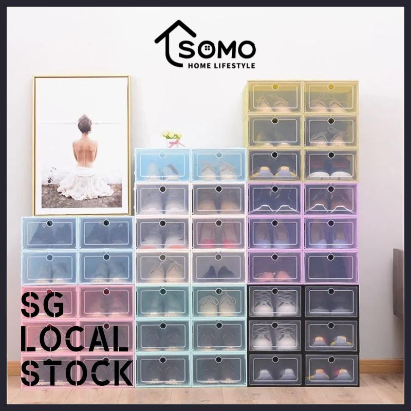 SOMO Home Multiple Colour PP Foldable Plastic Easy To Keep Shoe ...