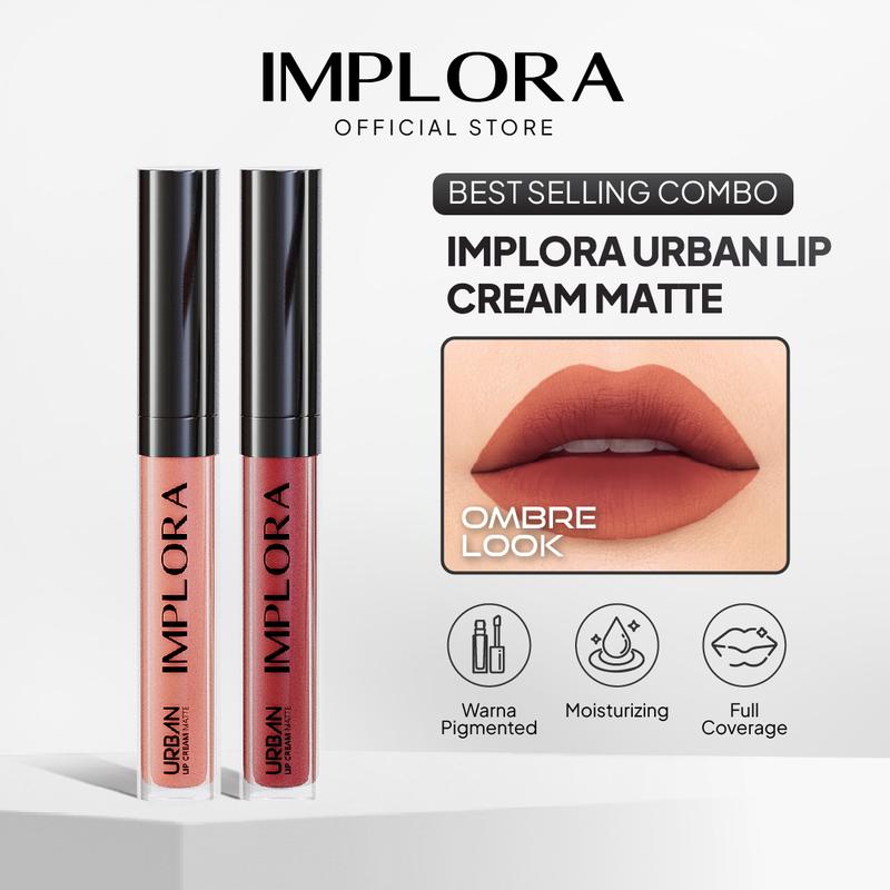 [BEST SELLING COMBO] Implora Urban Lip Cream Ombre Look - Shop | Tokopedia