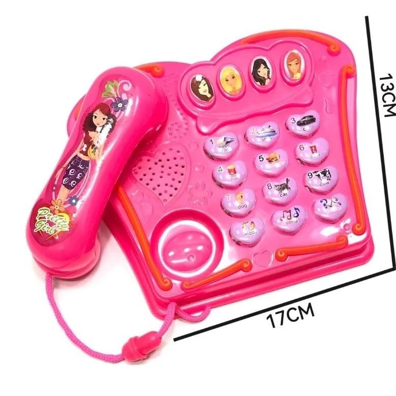 Mainan Telepon Musik Anak Telepon Mainan Fitur Suara Musik Lampu - Shop ...