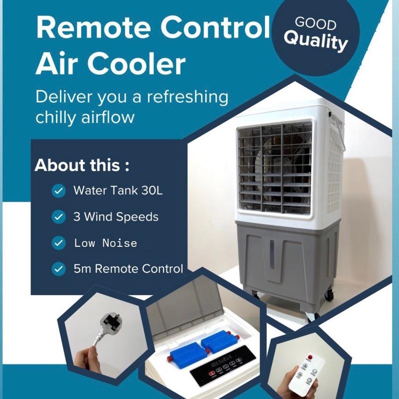 CT Air Cooler Remote Control 30L Water Tank Free Ice Box*4 Low - TikTok ...