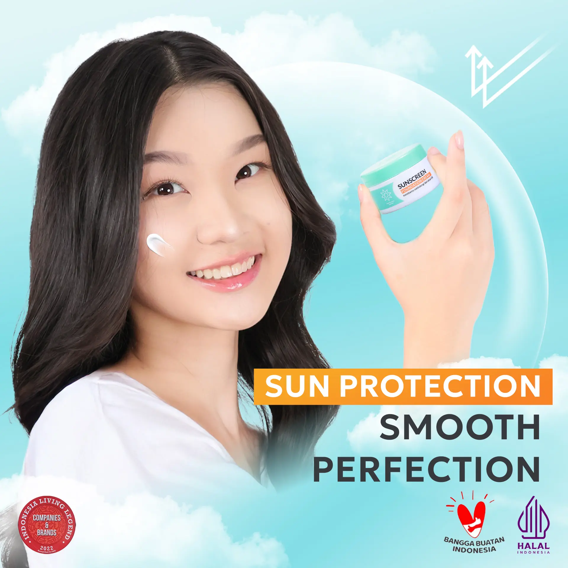 (BUNDLING) VIVA SUNSCREEN FOUNDATION CREAM 22GR I SPECIAL DAY CREAM ...