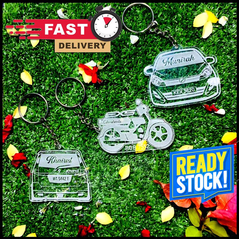Keychain Motor & Kereta Customade - Model Terkini nama - TikTok Shop ...