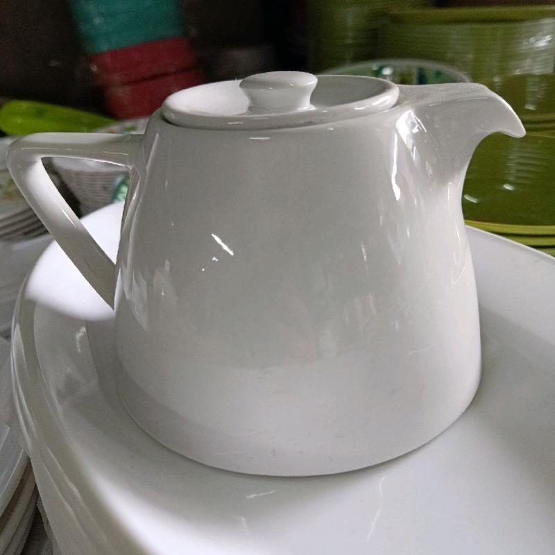 tea pot ceramic tea pot white ceramic tea glass - TikTok Shop Philippines