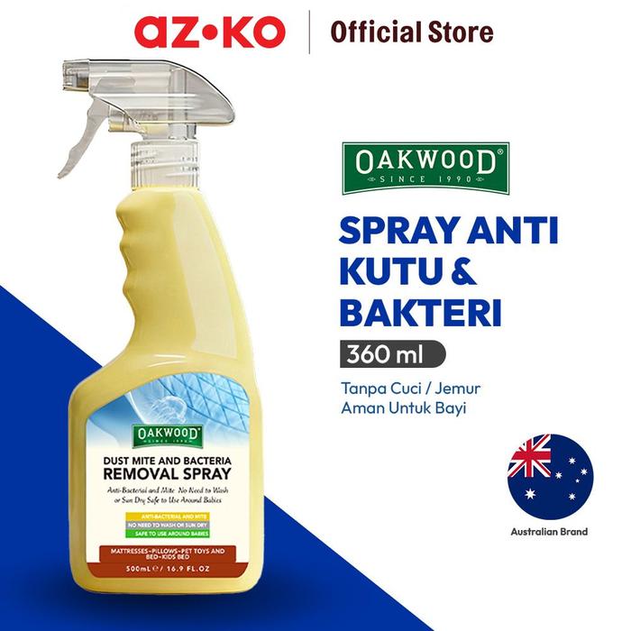 Jual AZKO Oakwood Spray Pembersih Debu Kutu & Bakteri 500 ml - Kuning ...