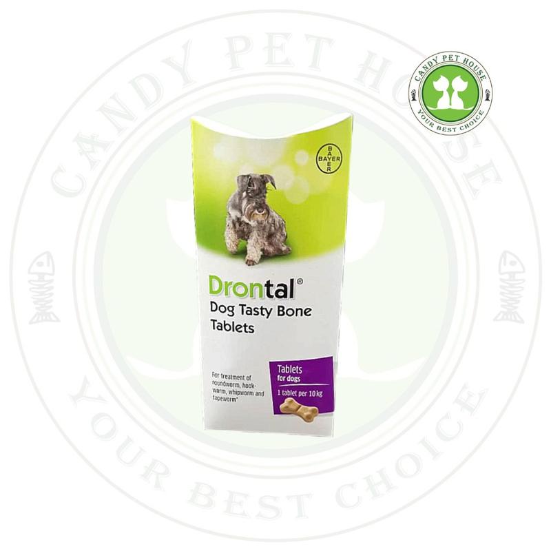 Bayer Drontal Dog Tasty Bone Flavour 6Tabs ( Box ) - TikTok Shop Malaysia