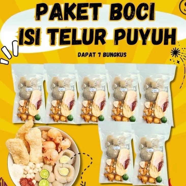 BASO ACI TELUR PUYUH 7 BUNGKUS PAKET HEMAT - Shop | Tokopedia