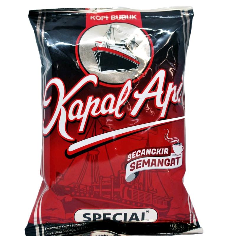 Kopi Kapal Api Spesial Bubuk Hitam 150 gr - - Kopi Robusta- Coffee ...