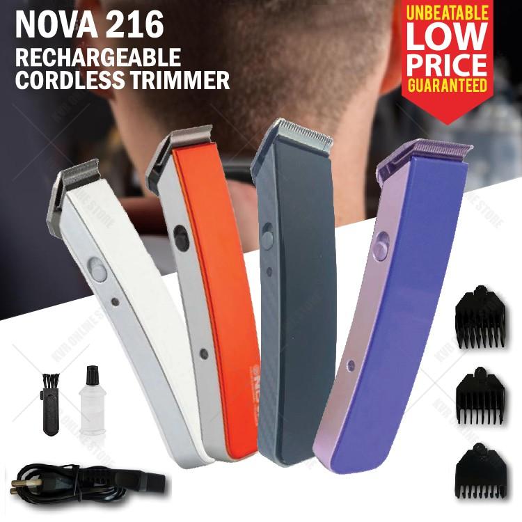Nova NS-216 Rechargeable Cordless Hair Trimmer Shaver Cutter - TikTok ...