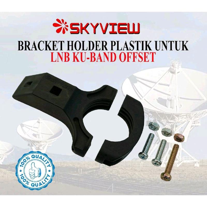 Bracket Holder Plastik Skyview untuk Parabola LNB Ku-Band Offset - Shop ...