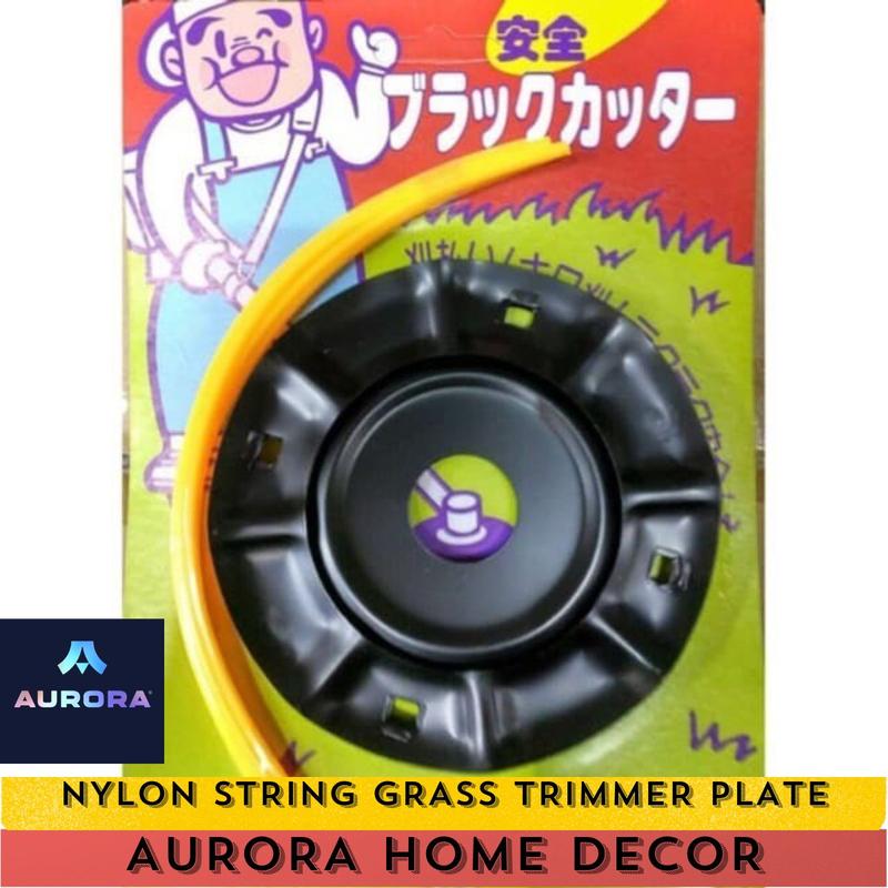 BRUSH CUTTER NYLON STRING GRASS TRIMMER PLATE / PIRING MESIN - TikTok ...