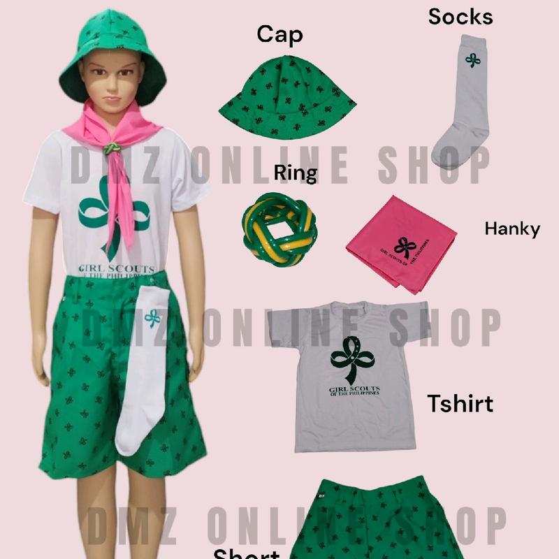 6 in 1 GSP TWINKLER SCOUT TYPE B SCHOOL UNIFORM SET - TikTok Shop ...