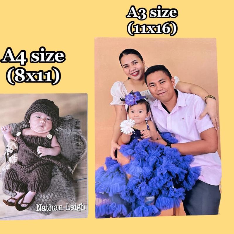 A4 (8x11") Customized Photo Sintra Board 3mm (Frame and Frameless ...