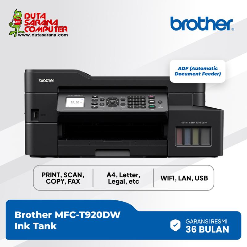 PRINTER BROTHER DCP-T920DW T920 4 IN 1 ADF GARANSI RESMI 3 TAHUN - Shop ...