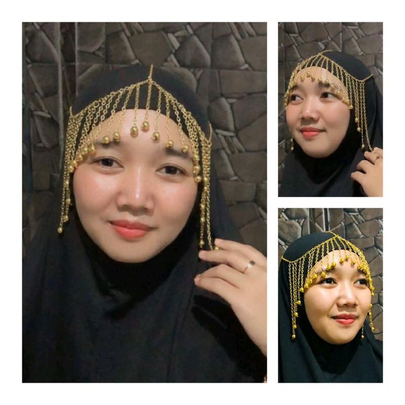 Cadar Arabian ZAHARA dengan Rantai Mewah Mutiara - Shop | Tokopedia