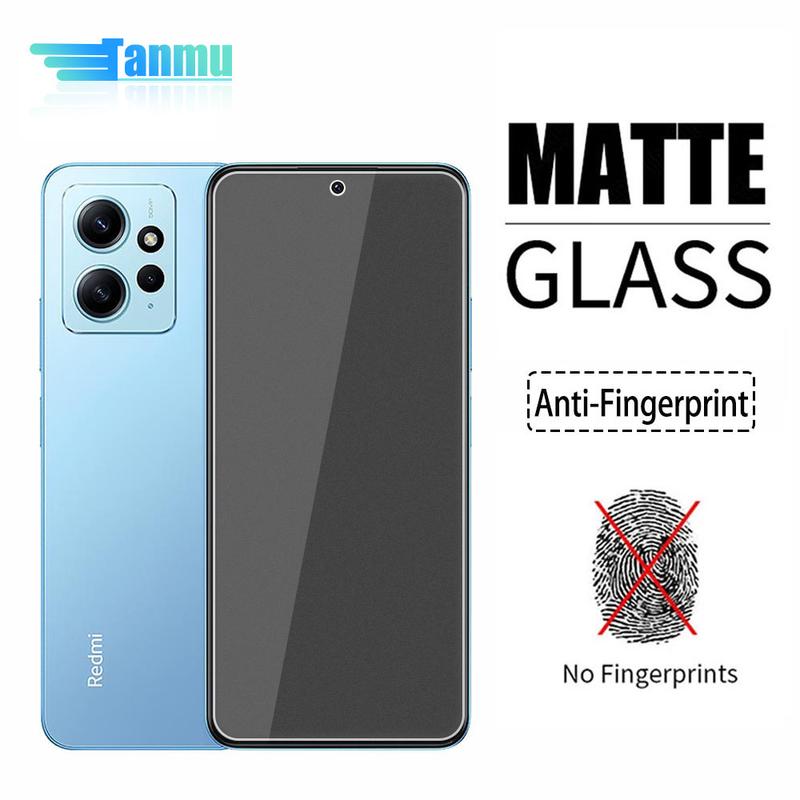 Matte Tempered Glass Anti-Fingerprint Screen Protector For Xiaomi ...