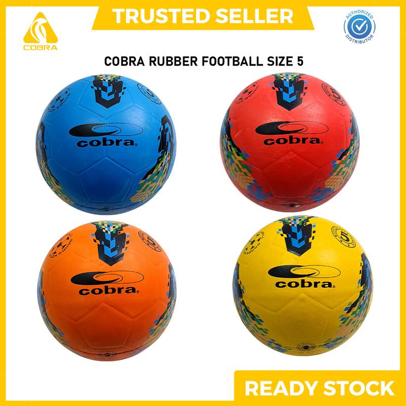 Cobra Rubber Football Size 5 Bola Getah - TikTok Shop Malaysia