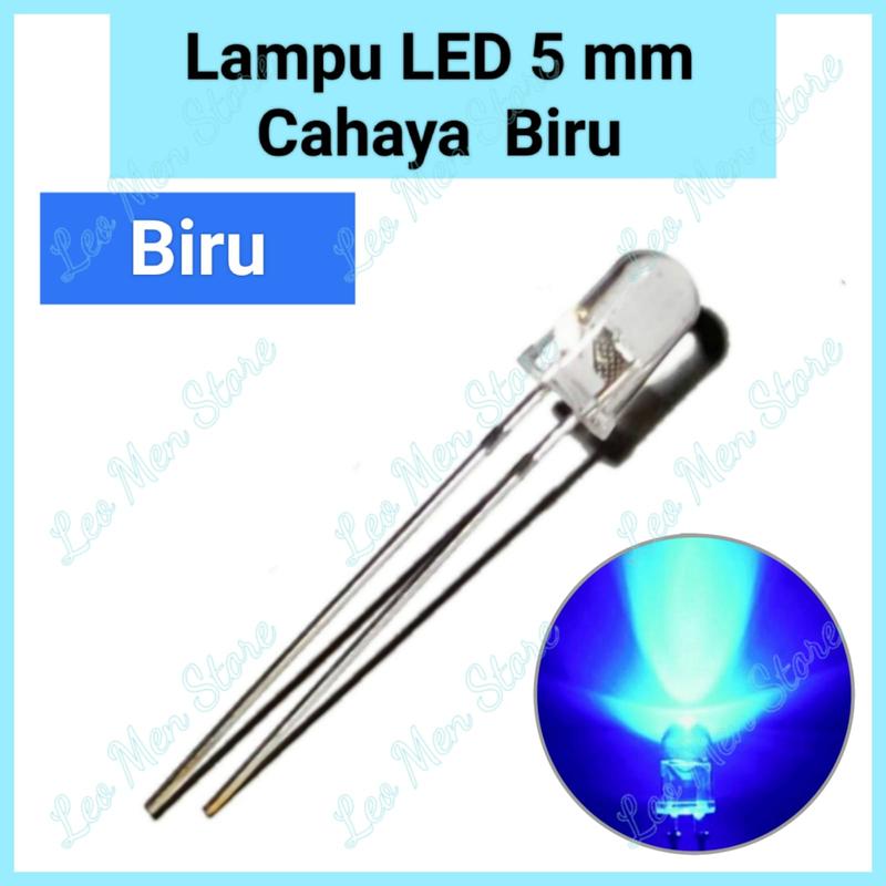 Lampu Led 5 mm Bening Nyala Biru~Lampu Led 5 mm Bening Putih - Shop ...