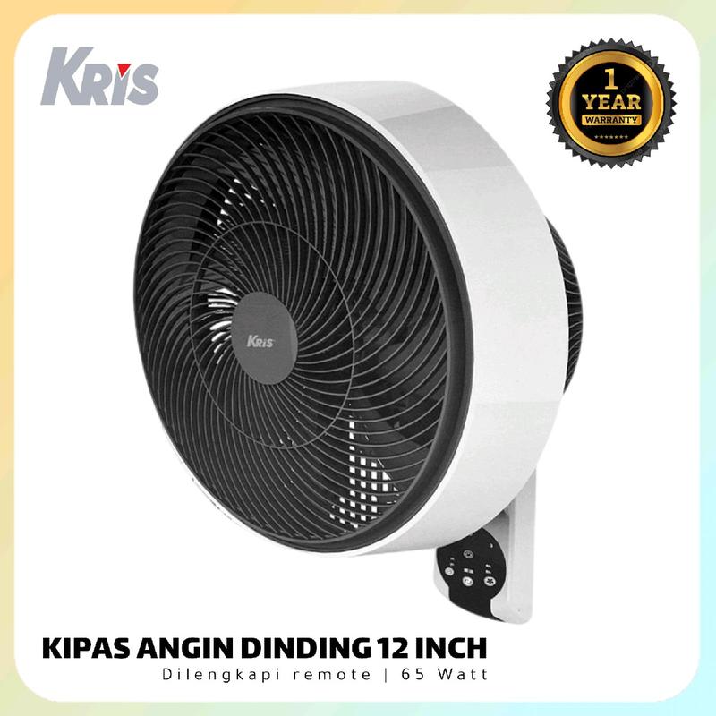 Kipas Angin Dinding KRIS 12 Inch Remote 60W, Diameter 30,48 Cm - Shop ...