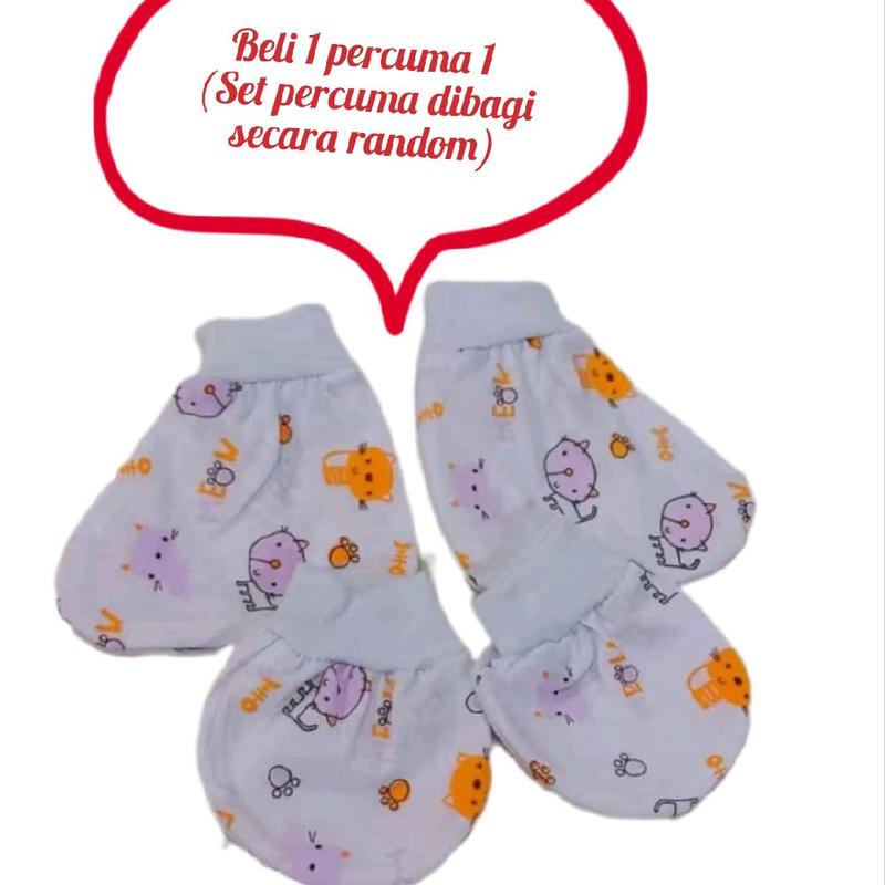 Beli 1 percuma1/Sarung Tangan dan kaki baby/Baby mittens & Footwear ...