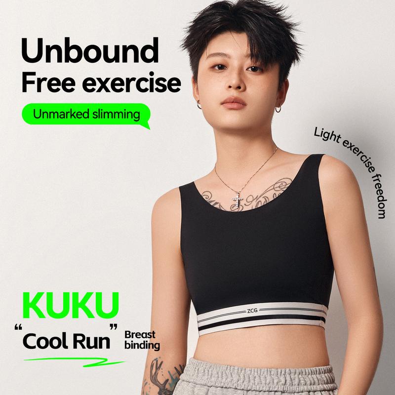 Women Seamless Chest Binder Sports Binder Comfortable and breathable ...