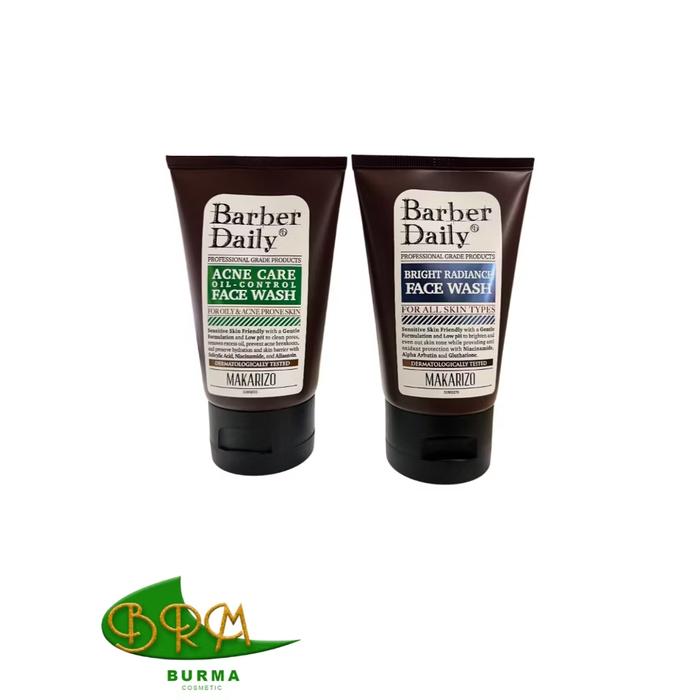Jual Makarizo Barber Daily Facial Wash - Acne Care & Bright Radiance ...