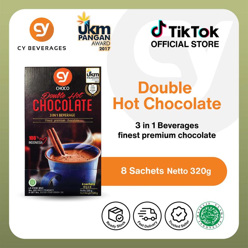CY Choco Double Hot Chocolate Box 8s - Shop | Tokopedia