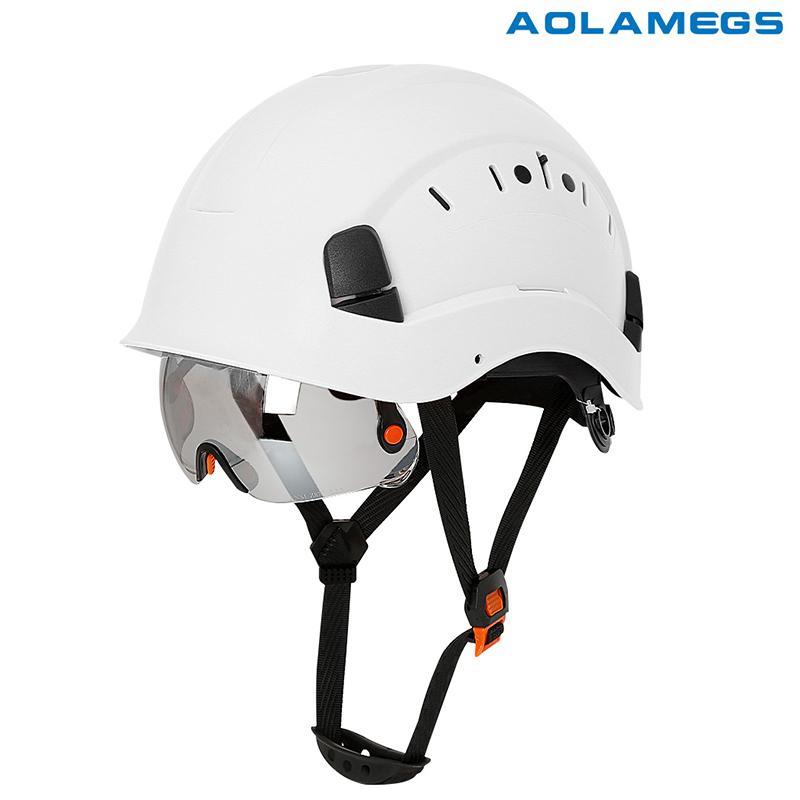 AOLAMEGS CE Safety Helmet With Built In Visor For Construction Engineer ...
