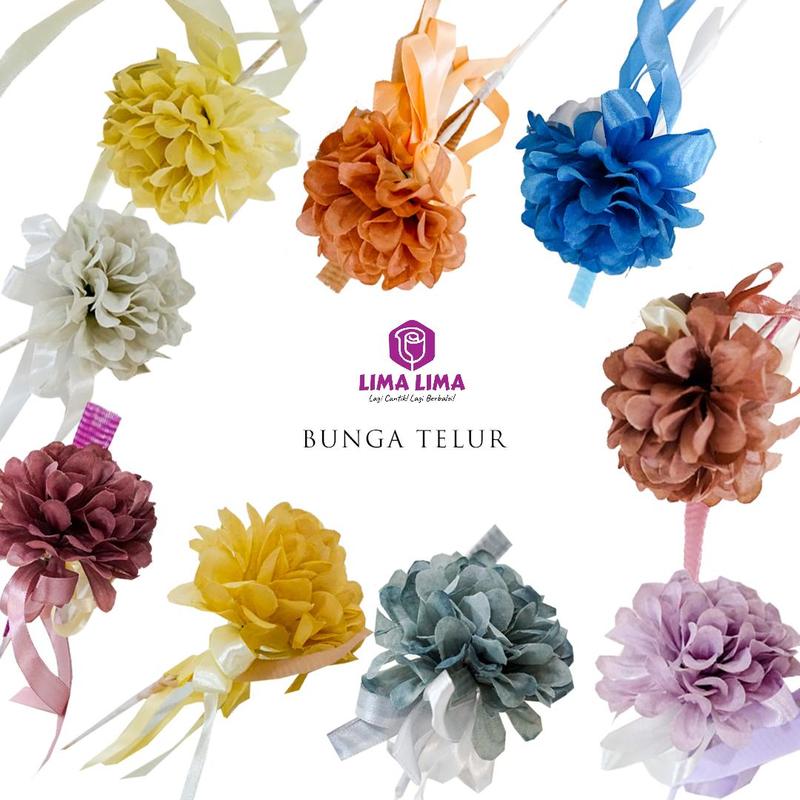 Lima Lima Bunga Telur 50pcs Wedding dengan Sarung Telur VBT01904 ...