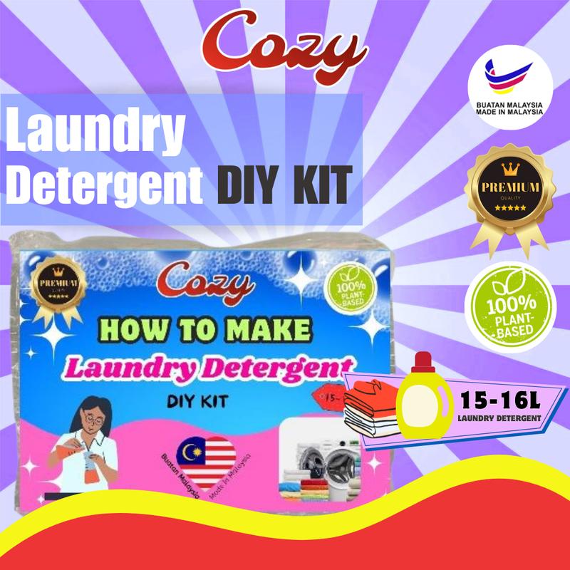 Sabun Dobi DIY KIT COZY (15-16 liter) Sabun dobi buatan sendiri ...