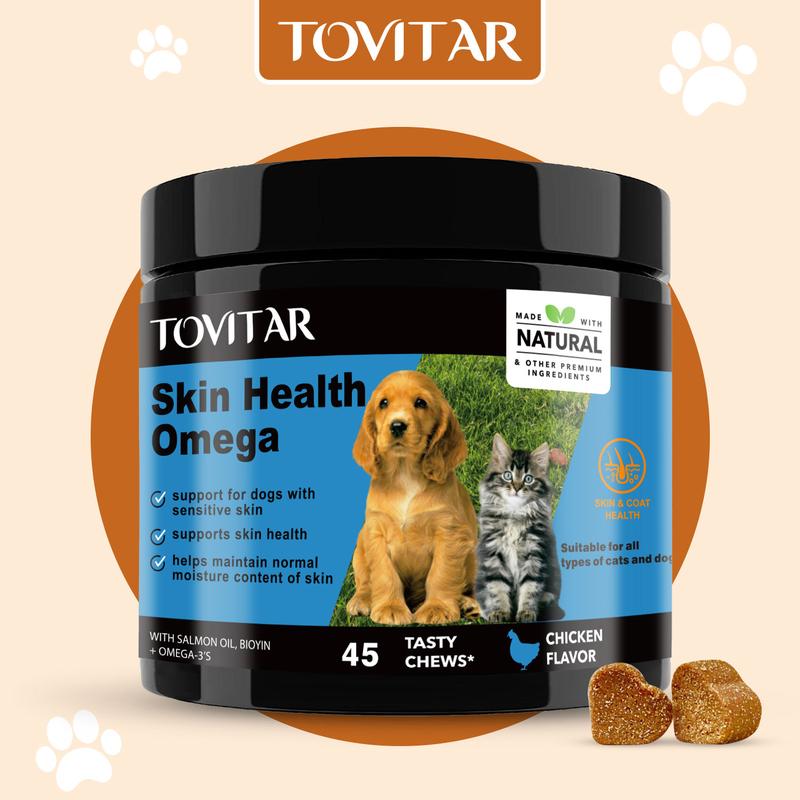 Tovitar Pet Salmon Skin + Coat Chew For Cat and Dog - TikTok Shop Malaysia