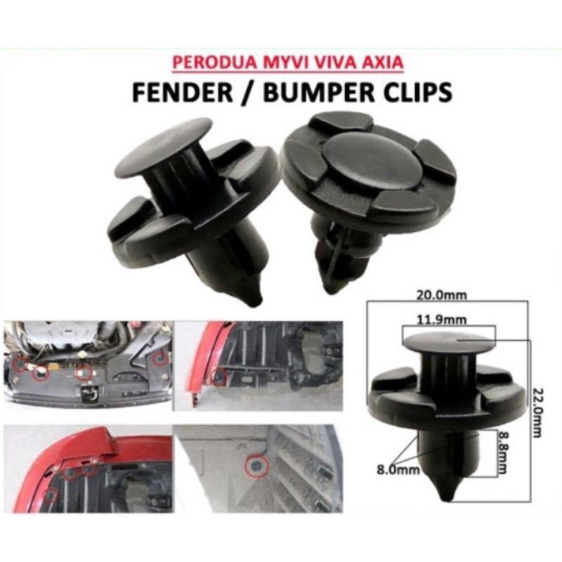 Clip Bumper Fender Perodua Myvi Alza Viva Axia Bezza Automotive ...